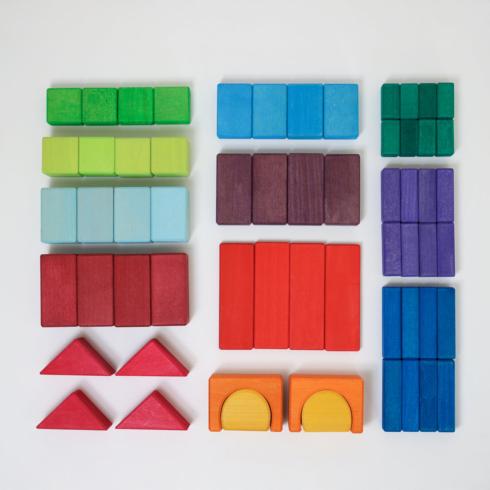 60 colorful geo blocks